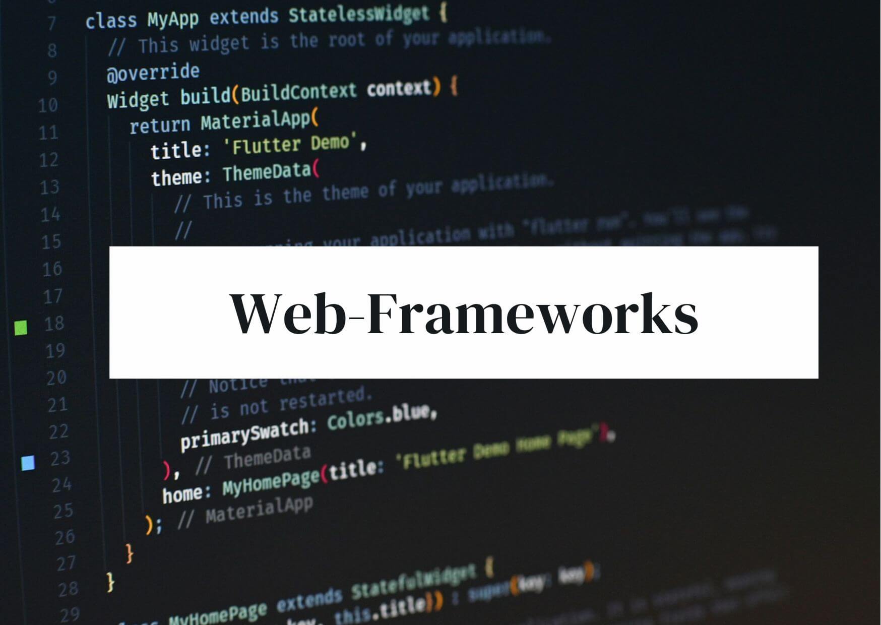 Die Welt der Web-Frameworks - Unsere Analyse